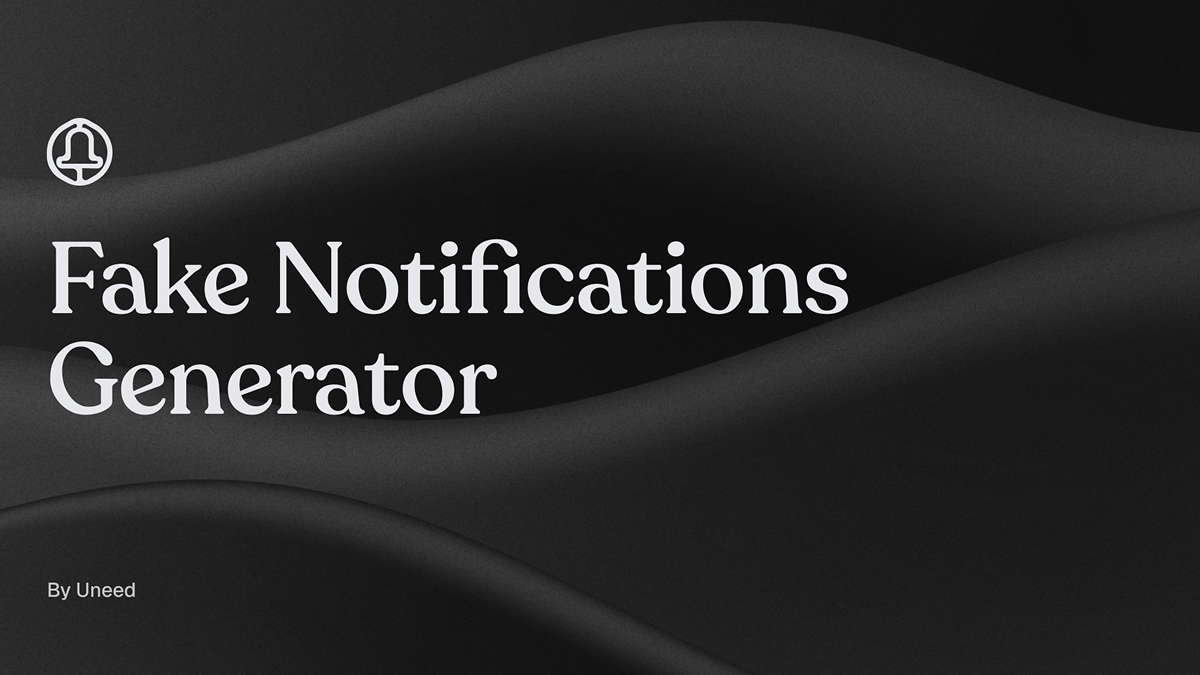 Fake Notifications | For fun, mockups and presentations | Fake ...